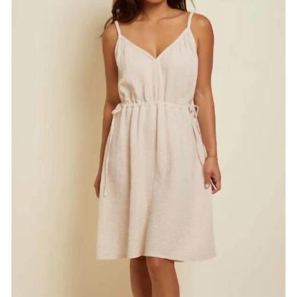 Nation LTD | Dresses | New Nation Ltd Jenessa Side Tie Gauze Dress In ...